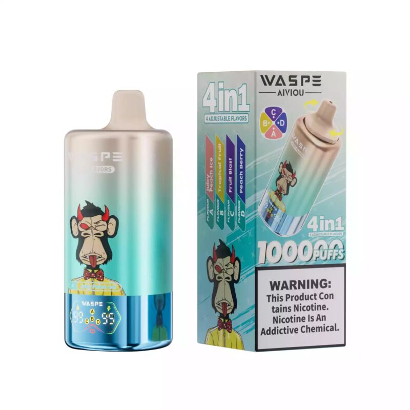 WASPE 4-in-1 Geschmack 100000 Züge Einweg-Vape - Vibe Vape
